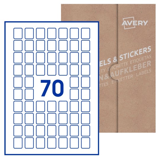 20 x 25mm Rectangle, Avery Blank Labels | Avery