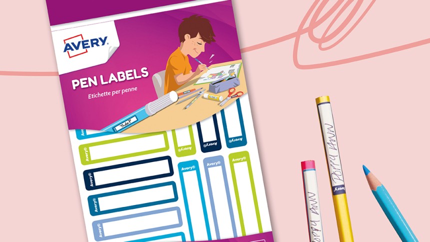 School Labels | Pen Labels | Stationery Labels | Avery UK | Avery