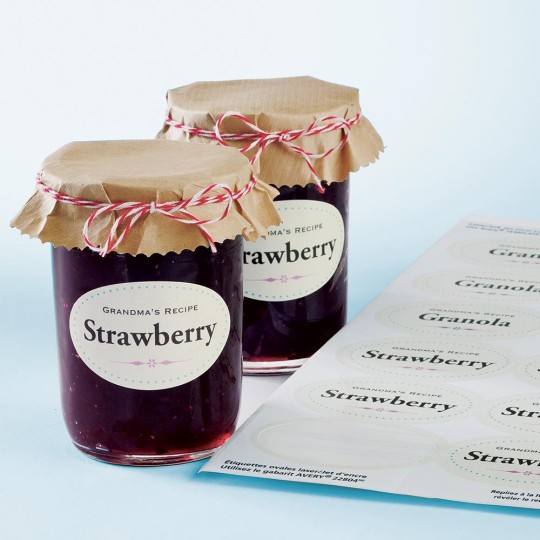 Homemade Preserve Labels