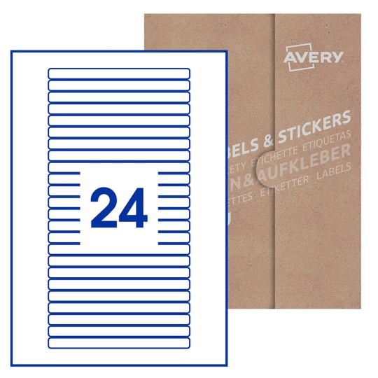 134 x 11mm Rectangle, Avery Blank Labels | Avery