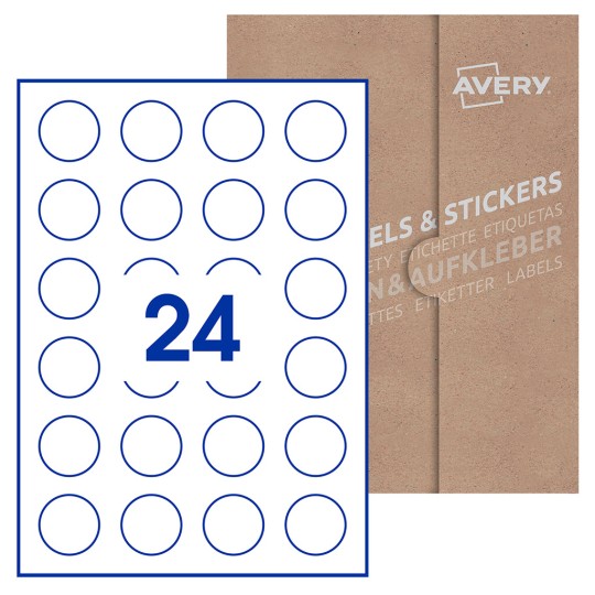 Ø 37mm Round, Avery Blank Labels | Avery