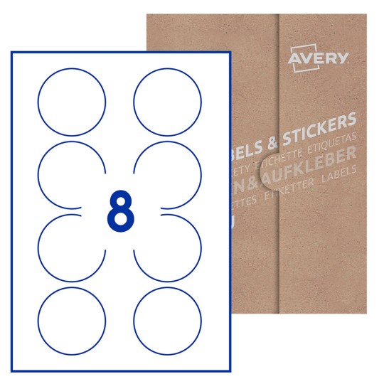 Avery Round Labels 15 Inch