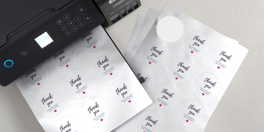 Custom Silver Labels & Stickers | Avery UK | Avery