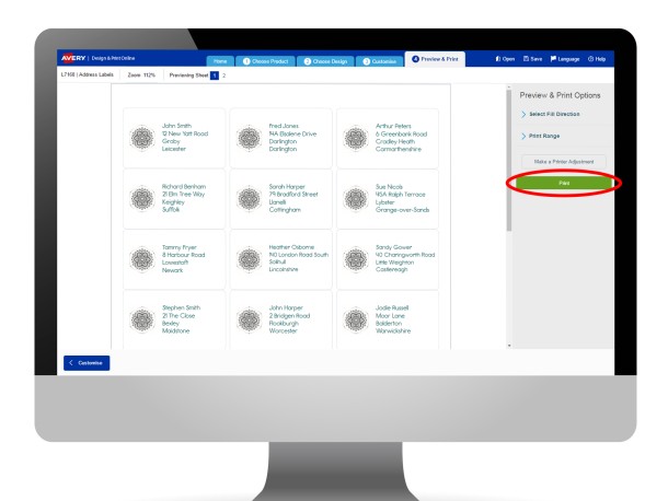 Introduction on how to print Avery products using | Avery