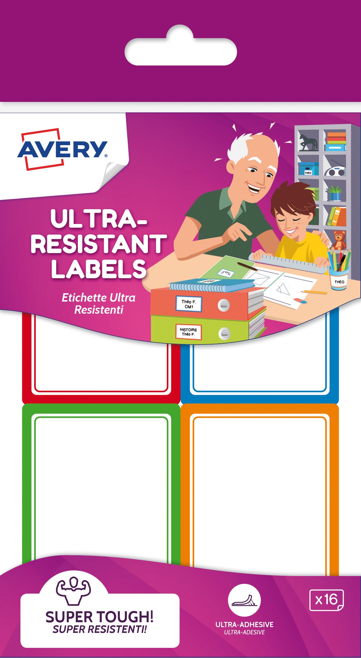 Ultra Resistant Labels | RES16.UK | Avery