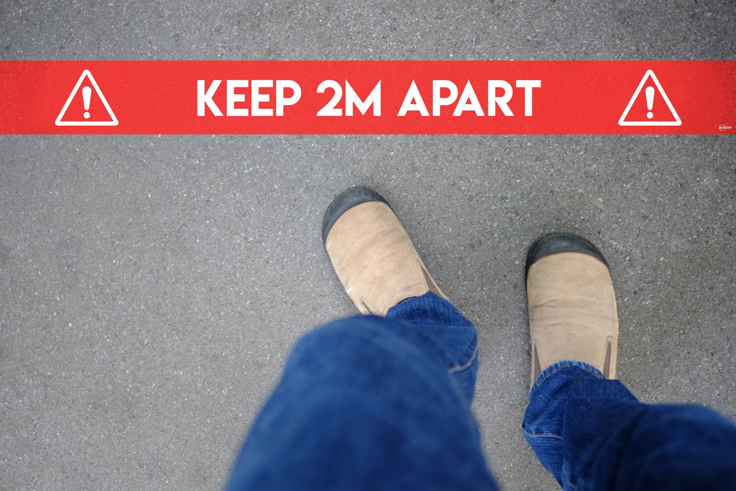 COVID/Coronavirus Social Distancing, Two Meters, Floor Decal ...