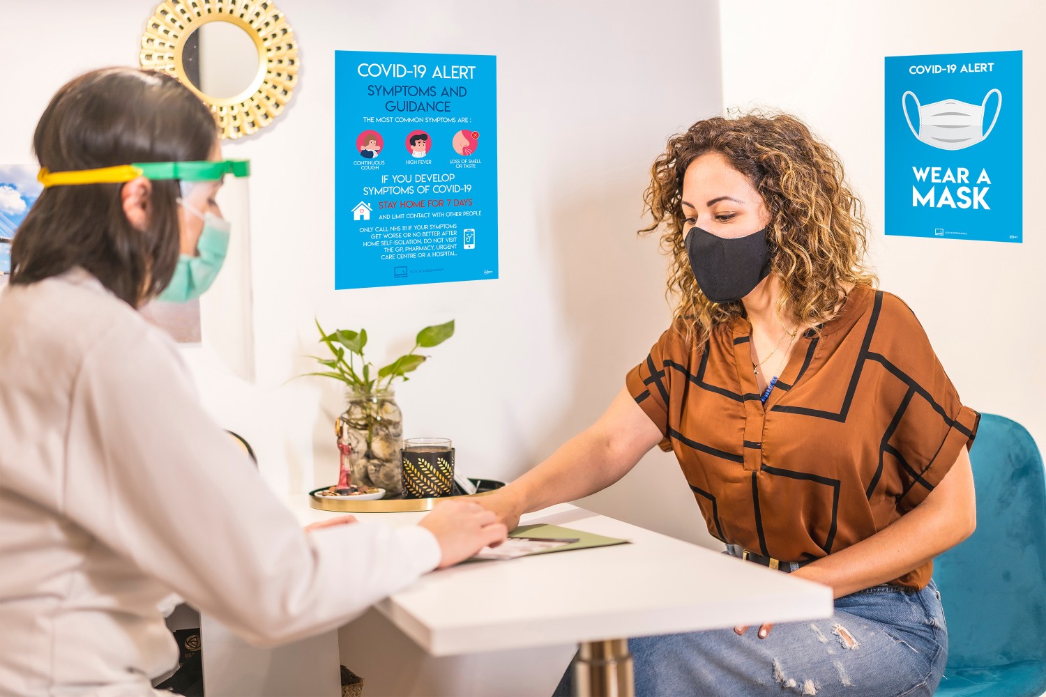 Covid/Coronavirus Wear a Face Mask A4 Label Sign | COVWMA4 | Avery