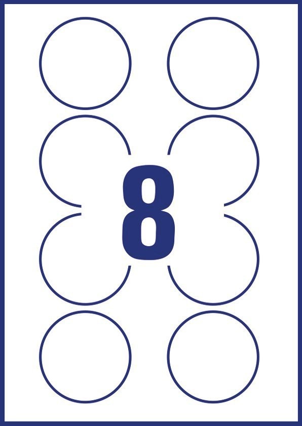 Removable Round Labels | L4852REV-25 | Avery