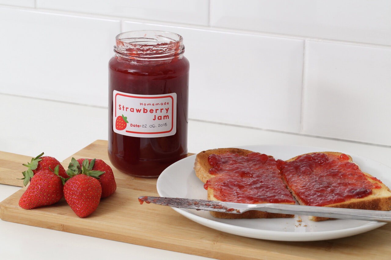 Strawberry Jam Jar Labels | ASJL01 | Avery