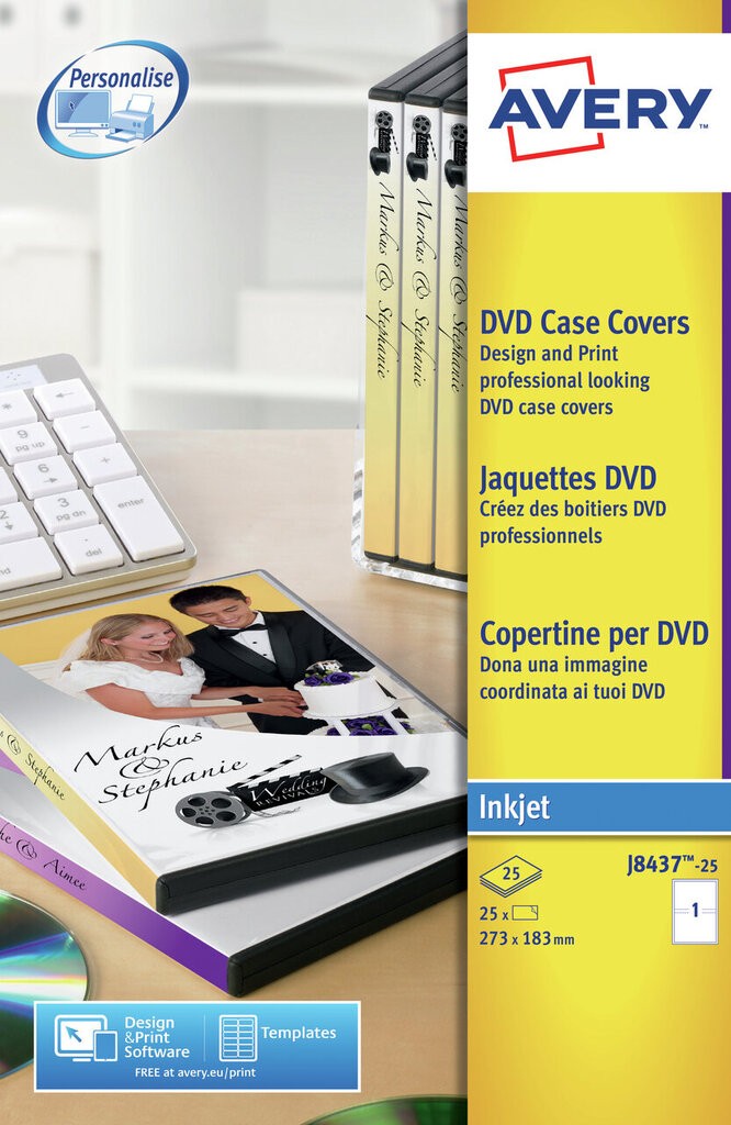 DVD Case Inserts | J8437-25 | Avery