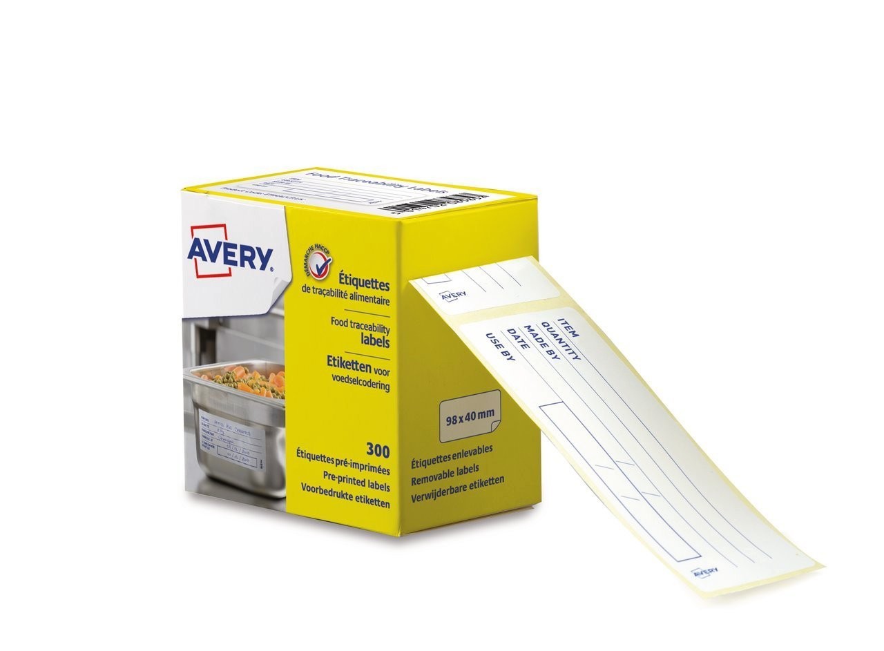Food Traceability Labels | ETIHACCP | Avery