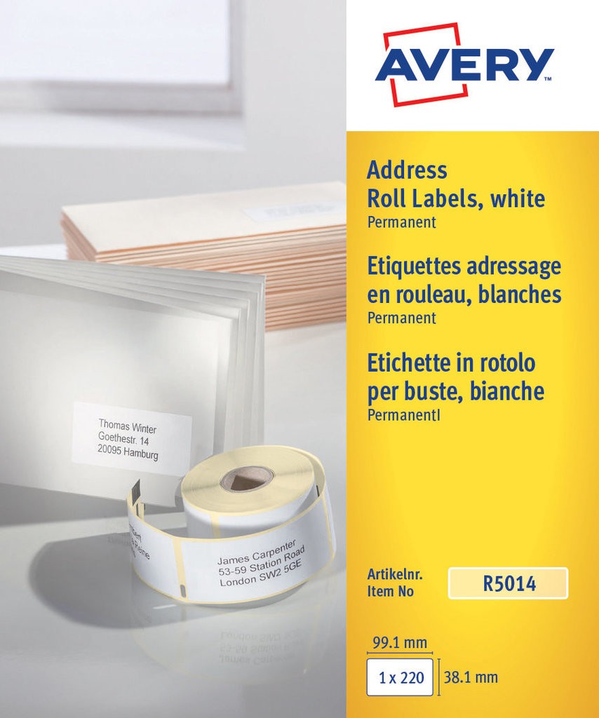 Personal Printer Address Labels | R5014 | Avery
