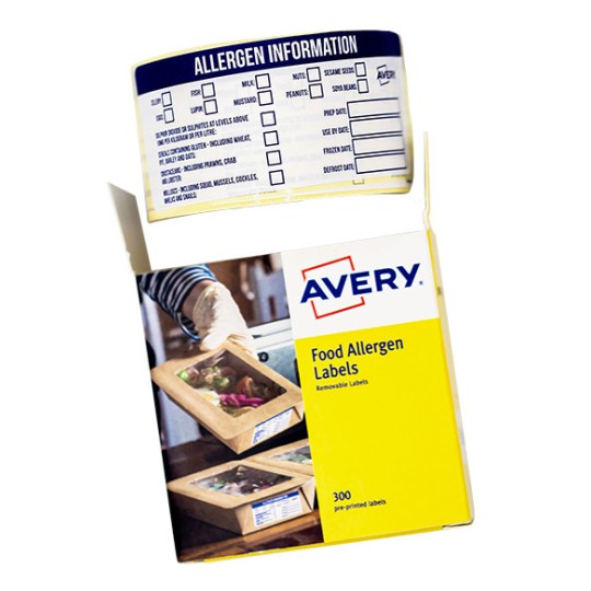 Food Allergen Labels | ALL9840 | Avery