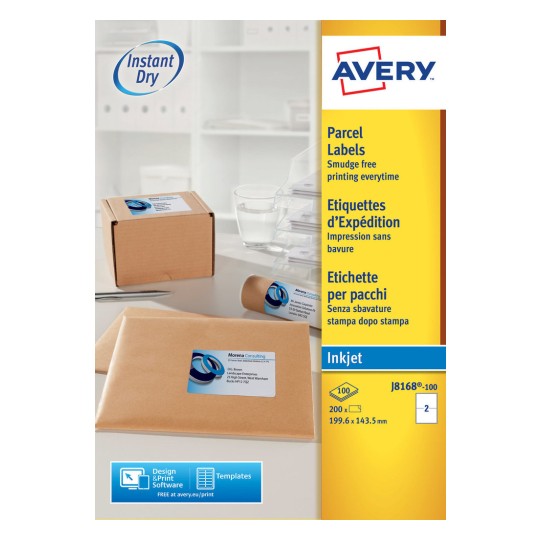 Parcel Labels | J8168-100 | Avery