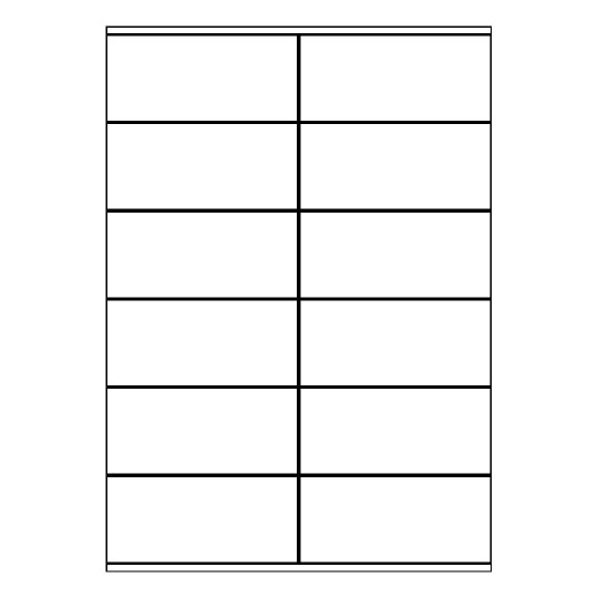 Template for Avery 105x48-R | Avery