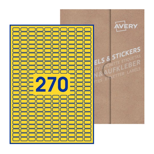 Yellow Paper Labels | Avery