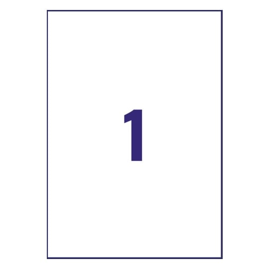 Durable, Printable A3 Signage Labels, Outdoor & Safety Use, 297 x 420mm ...