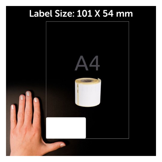 Parcel Labels, Compatible with Dymo® 99014, White, 101 x 54 mm, 220 ...