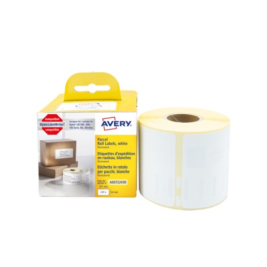 Parcel Labels, Compatible with Dymo® 99014, White, 101 x 54 mm, 220 ...