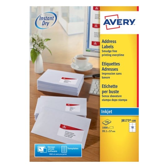 QuickDRY™, Printable Address Labels, Smudge-free print, 99.1 x 57mm ...