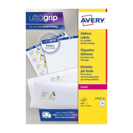 QuickPEEL™, Printable Address Labels, JamFREE™ print, 99.1 x 33.9mm ...