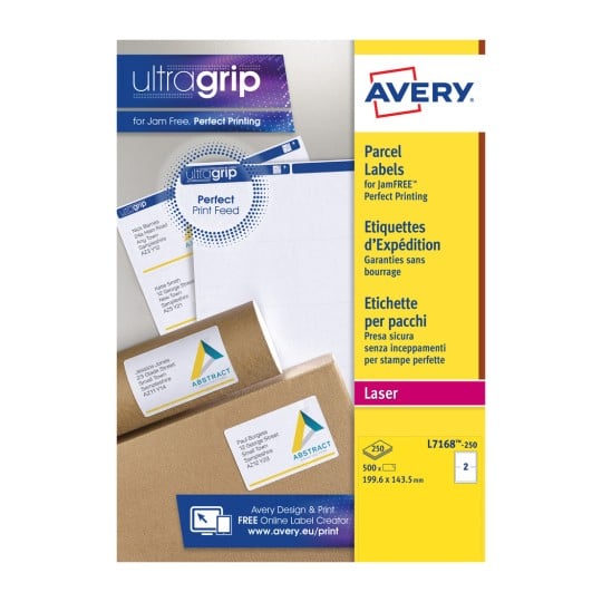 JamFREE™, Printable Parcel Labels, No adhesive residue, 199.6 x 143.5mm ...