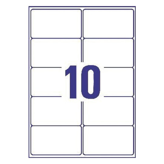 Weatherproof Parcel Labels, Waterproof, Chemical & UV Resistant, White ...