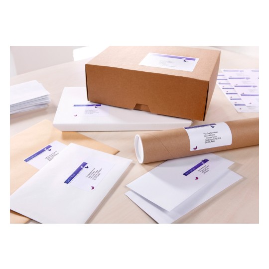 BlockOut™ Parcel Labels, JamFREE™, White, 199.6 x 289.1 mm, 100 Labels ...