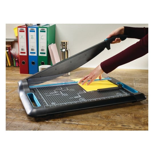 Precision, A3 Office Guillotine, Magnetic Backstop & Safe Blade Cover 